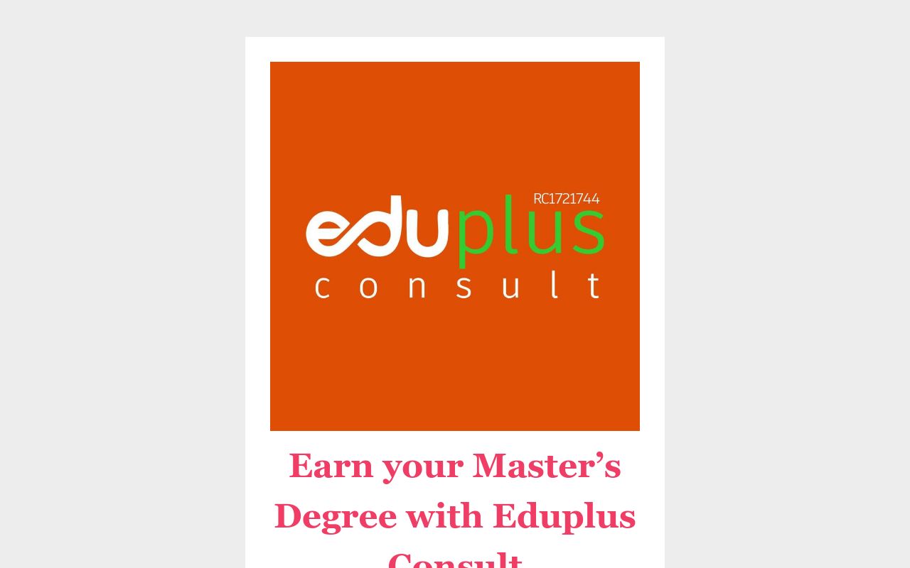 Eduplus Consult